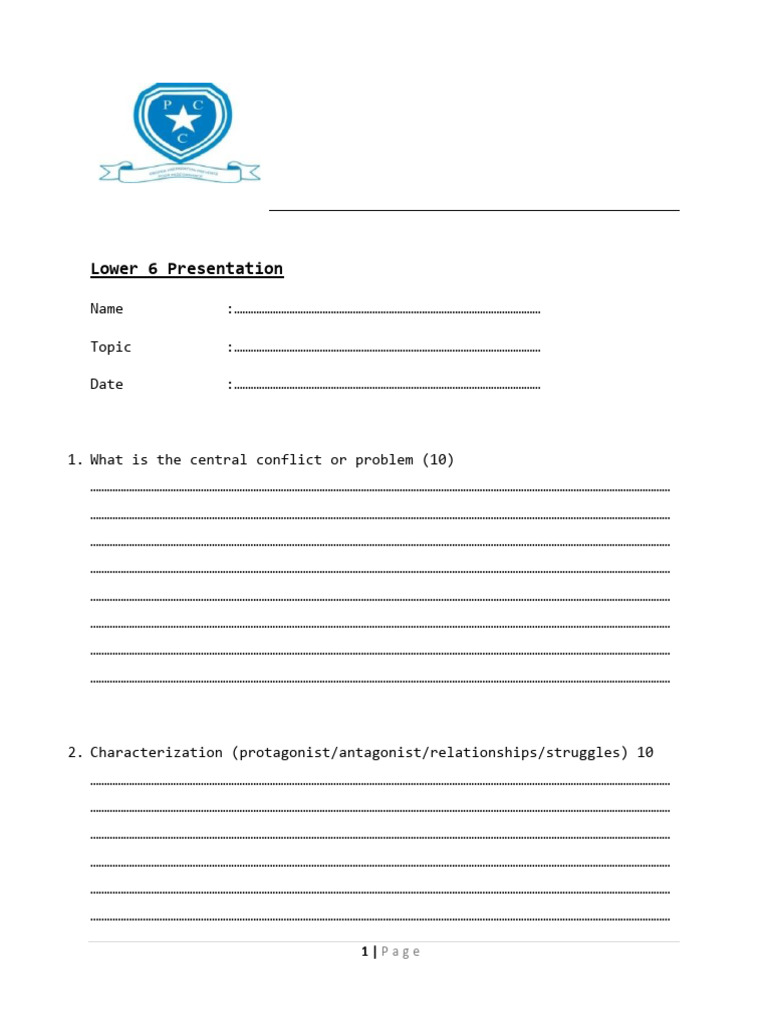 Drama Presentation Template | PDF
