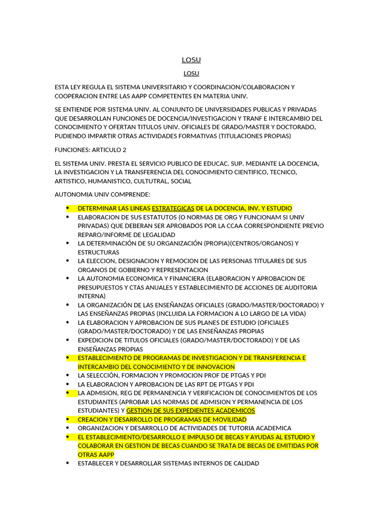 Losu Esquema | PDF | Presupuesto | Maestros