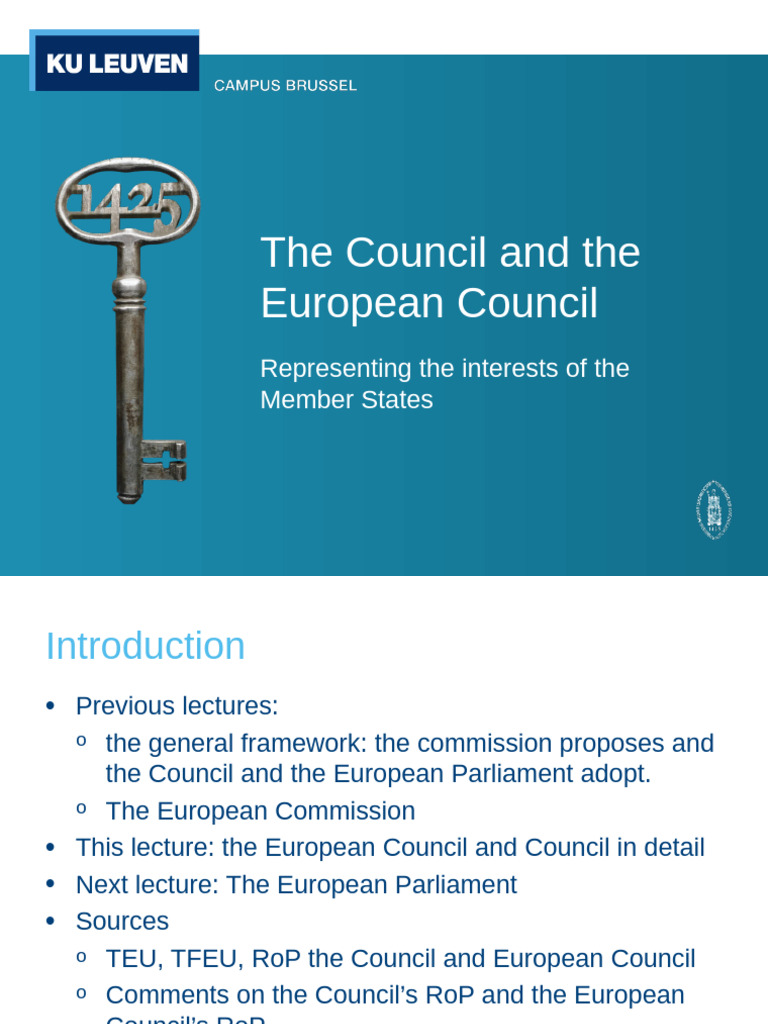 Understanding the European Council and Council | PDF | European Council ...