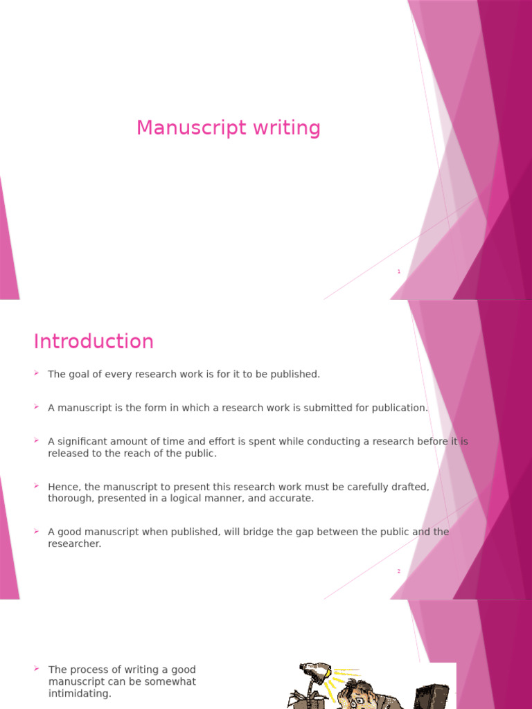 Effective Manuscript Writing Guide | PDF | Abstract (Summary) | Science