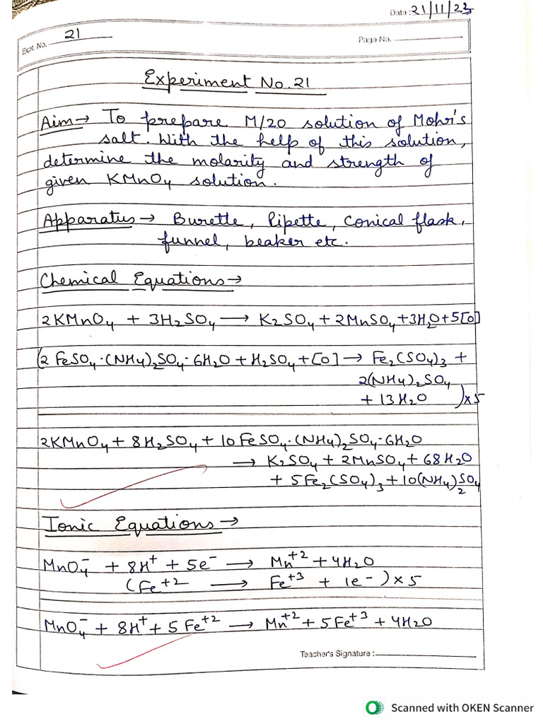 Experiment 21-22 | PDF