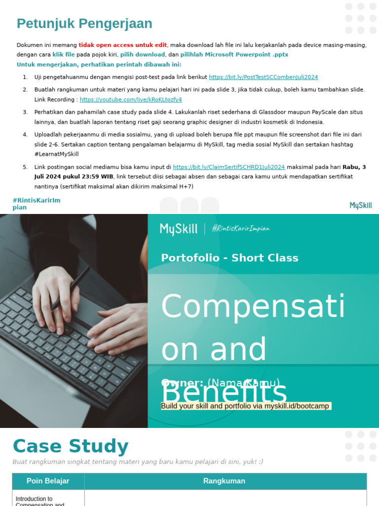 Short Class Portfolio - Compensation and Benefits | PDF