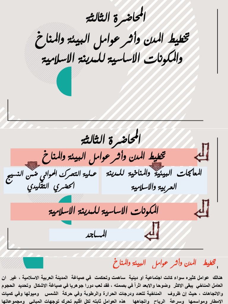 Islamic 3 Lecture | PDF
