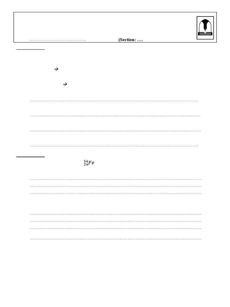 extra sheet (3) | PDF | Chloride | Ion