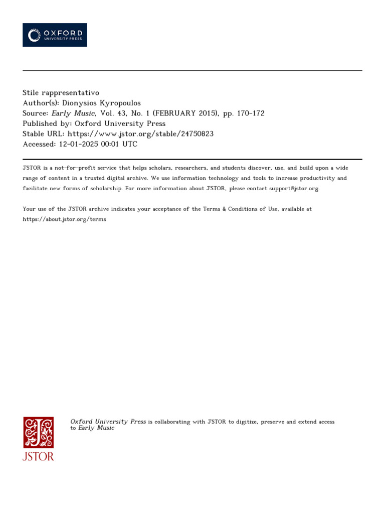 Kyropoulos-Stilerappresentativo-2015 | PDF