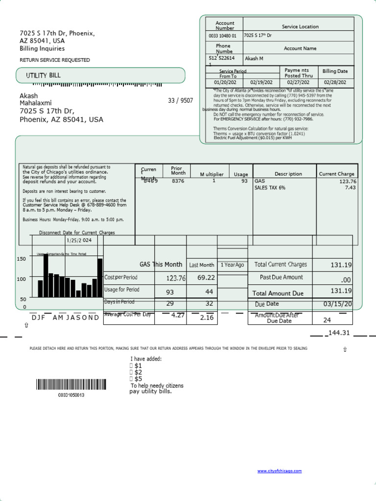 Akash Bill Copy | PDF | Fee | Taxes