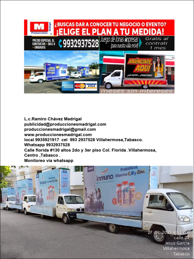 Vallamovil Pomoca Nacajuca Tabasco 3 Mes | PDF