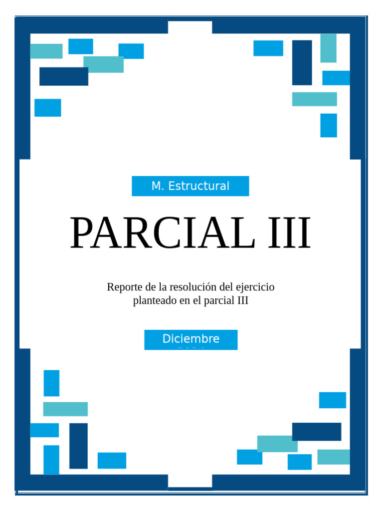 Parcial III Sobre Resolución de Ejercicios Con Matrices en Python - Mecanica Estructural | PDF