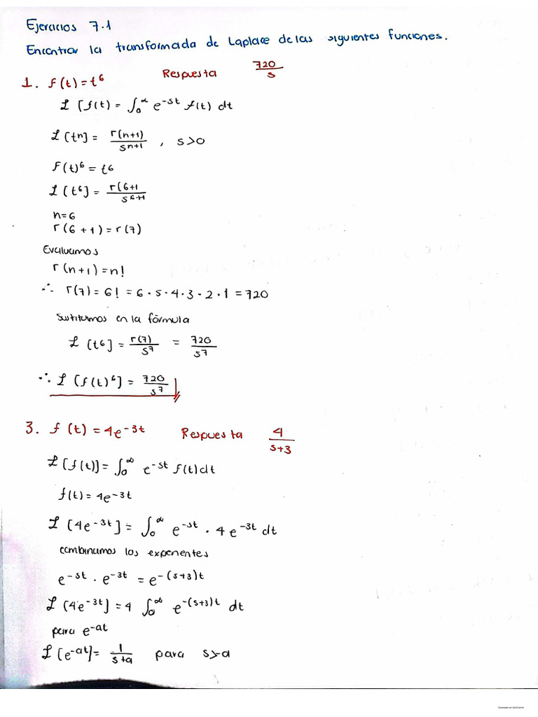 7 1 Ejercicios Del 1 Al 19 Pdf