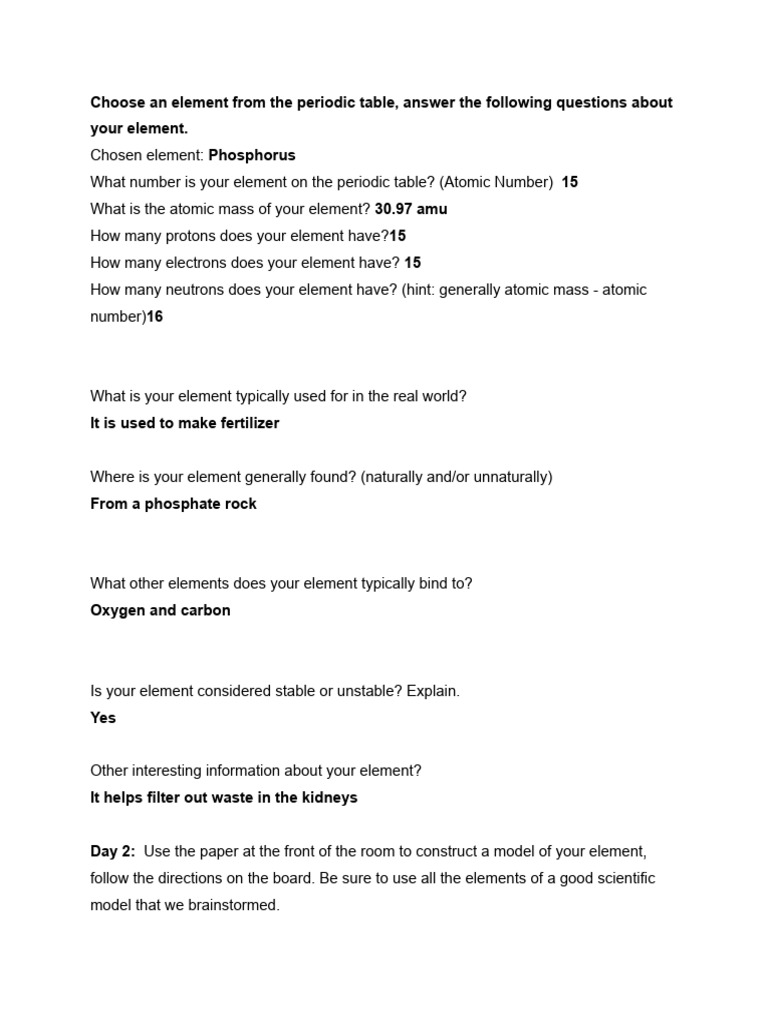 Jonathan Hanson - Element Background Research | PDF