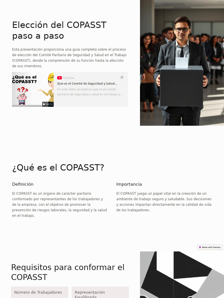 Proceso de Elección del COPASST | PDF | Valores | Business