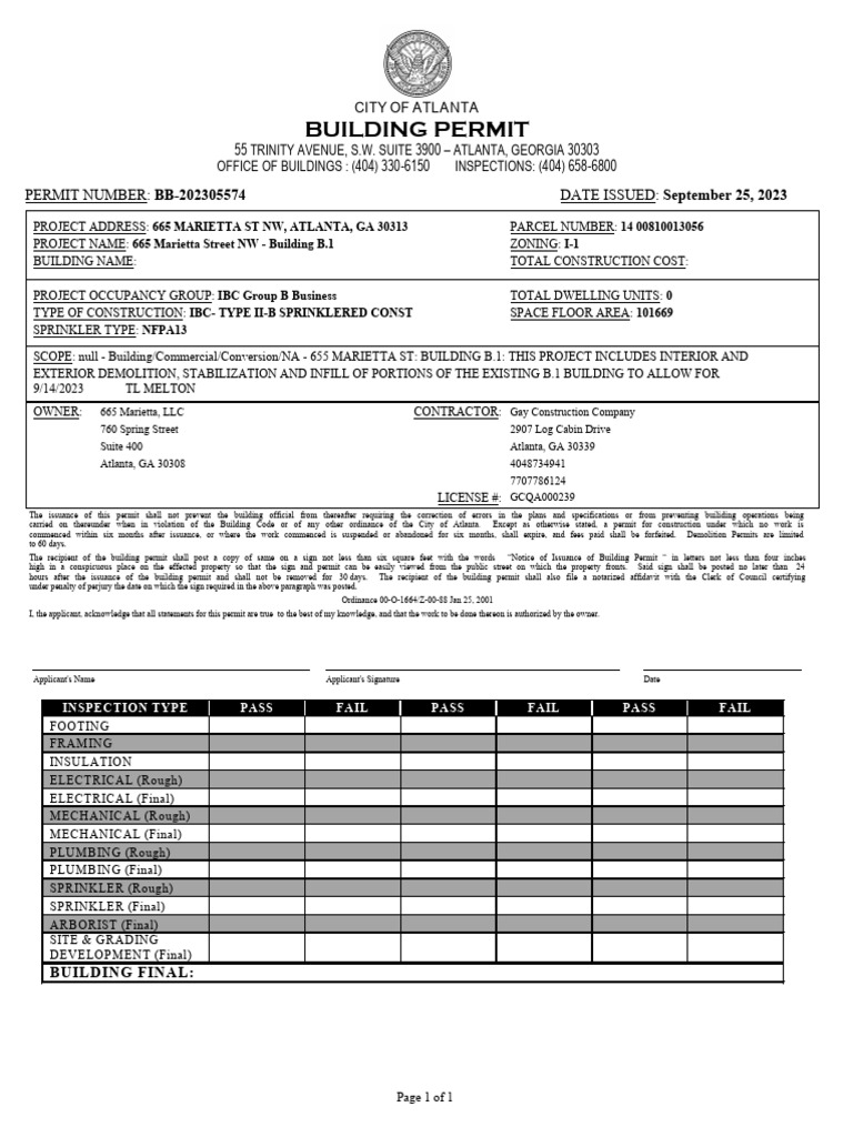 Permit BB-202305574 | PDF