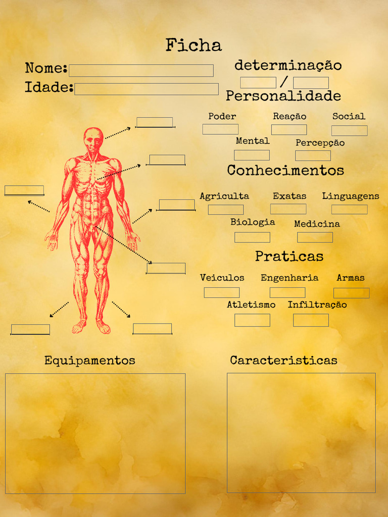 Ficha Do RPG de Zumbis | PDF