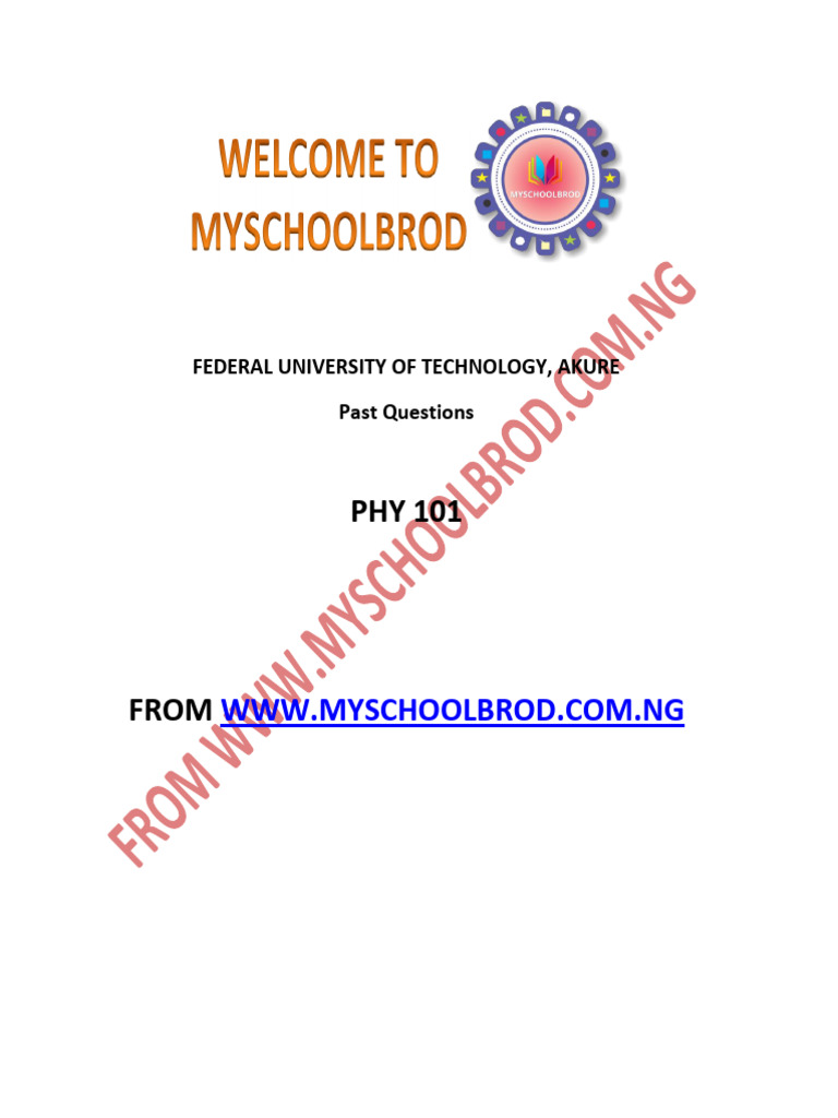 PHY101 Revision Questions | PDF | Buoyancy | Light