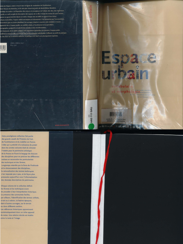 Gauthiez - 2003 - Espace Urbain - Vocabulaire Et Morphologie | PDF