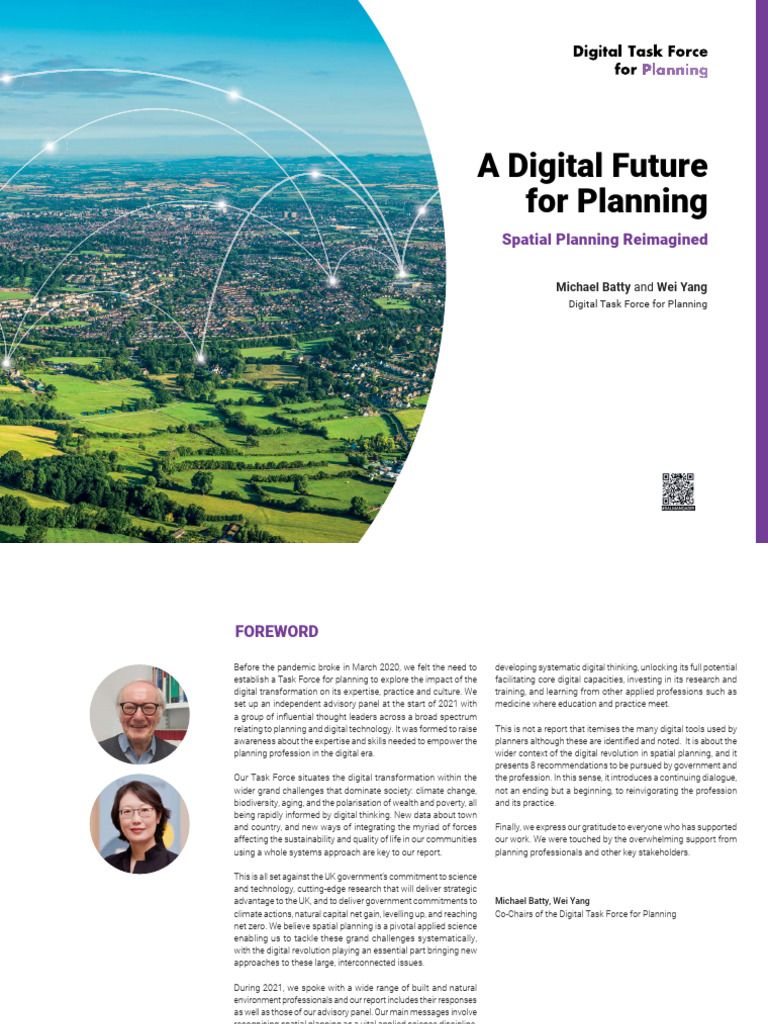 A Digital Future for Planning Spatial Planning Reimagined | PDF ...