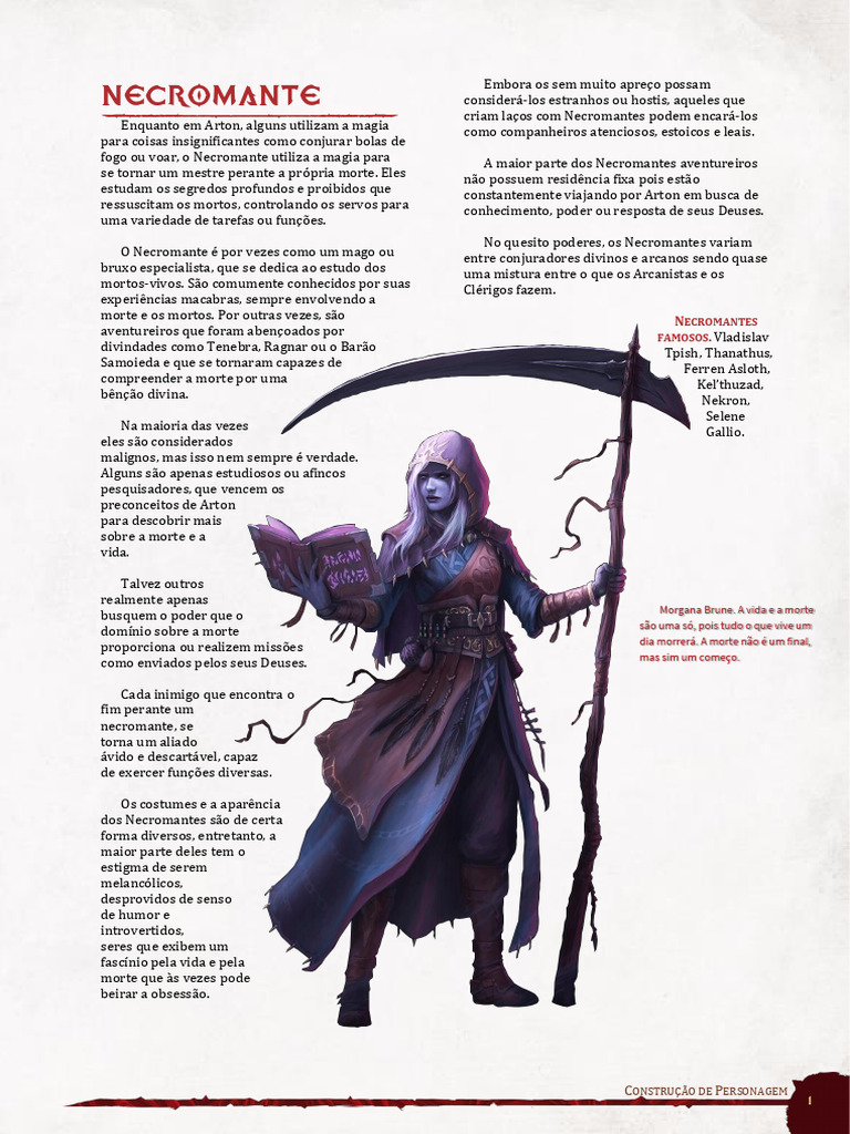 Poderes e Características do Necromante | PDF | Necromancia | Morte