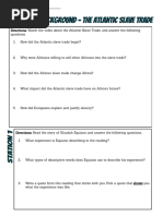 2025 Grade 7 History t2 Worksheets | PDF | Atlantic Slave Trade | Slave ...