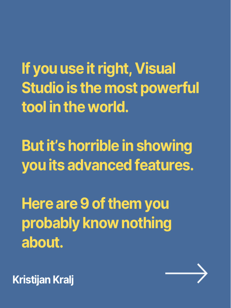 9 Visual Studio Tips | PDF