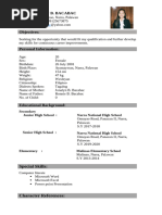 Resume Working Student Jollibee | PDF | Teachers | Learning