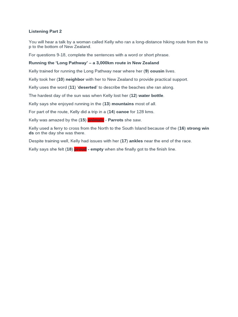 2nd Partial - Listening & Reading Practice | PDF | Sneakers | Fashion