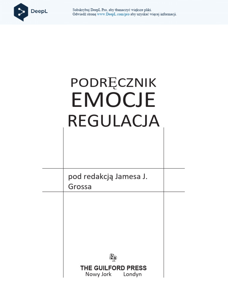 Gross - Emotion - Regulation (1) PL | PDF