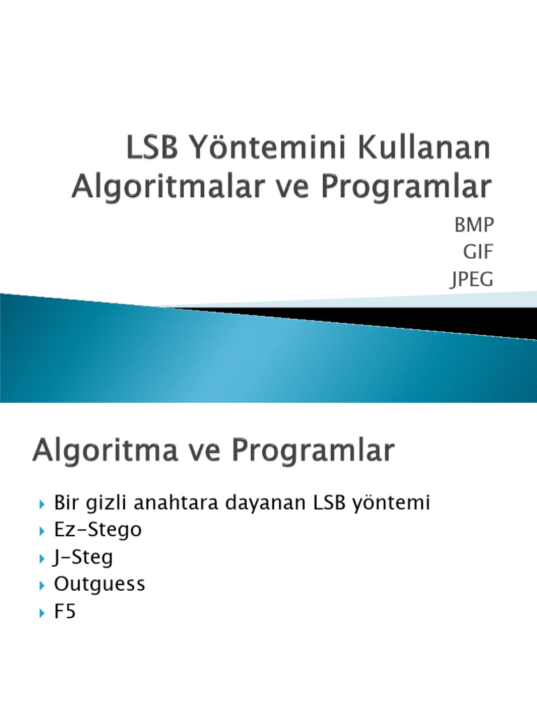 Ders3 LSB_DCT | PDF