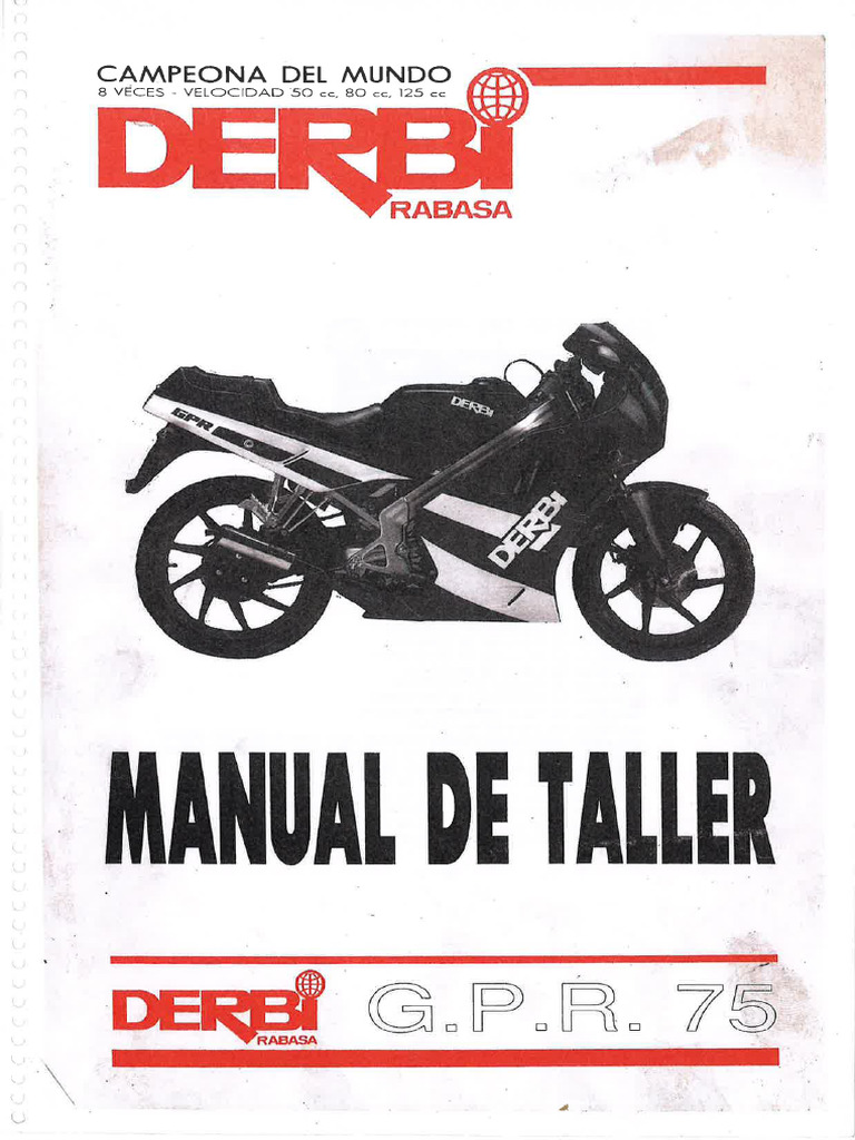 Manual Taller GPR 75 | PDF