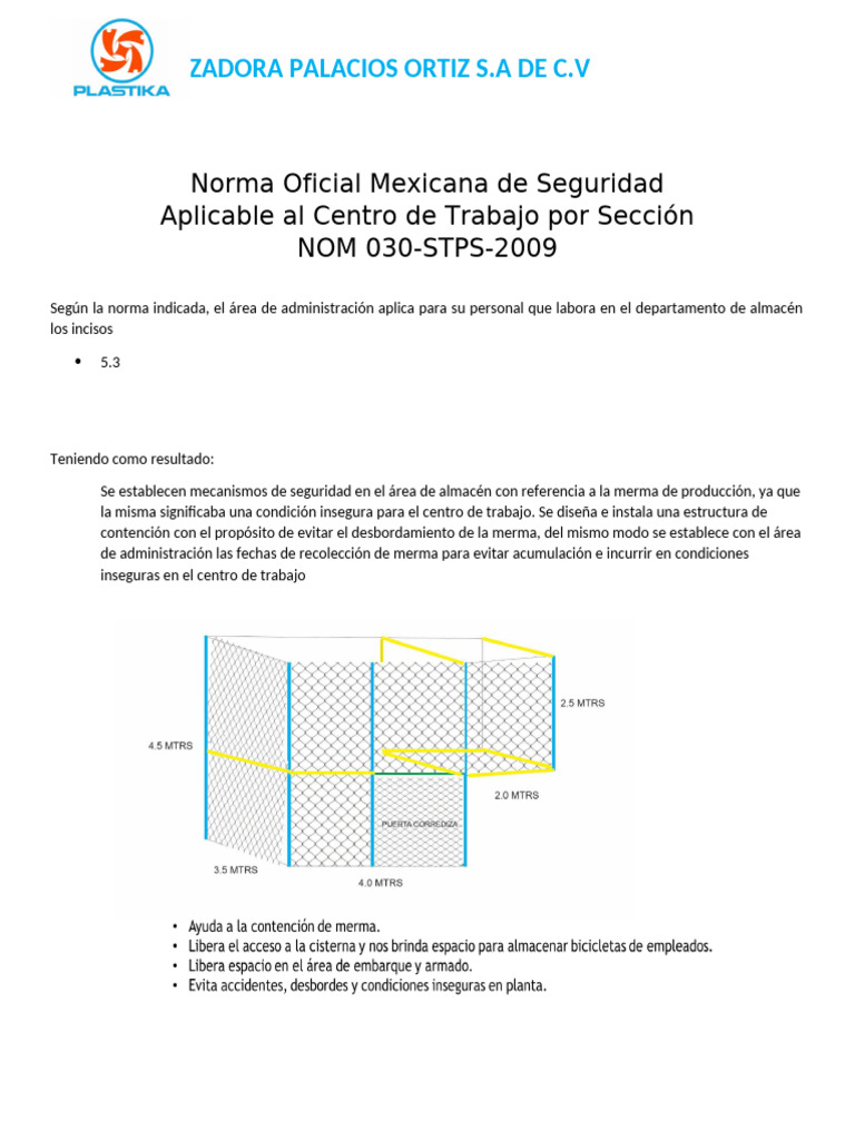 Entregables NOM 030 | PDF