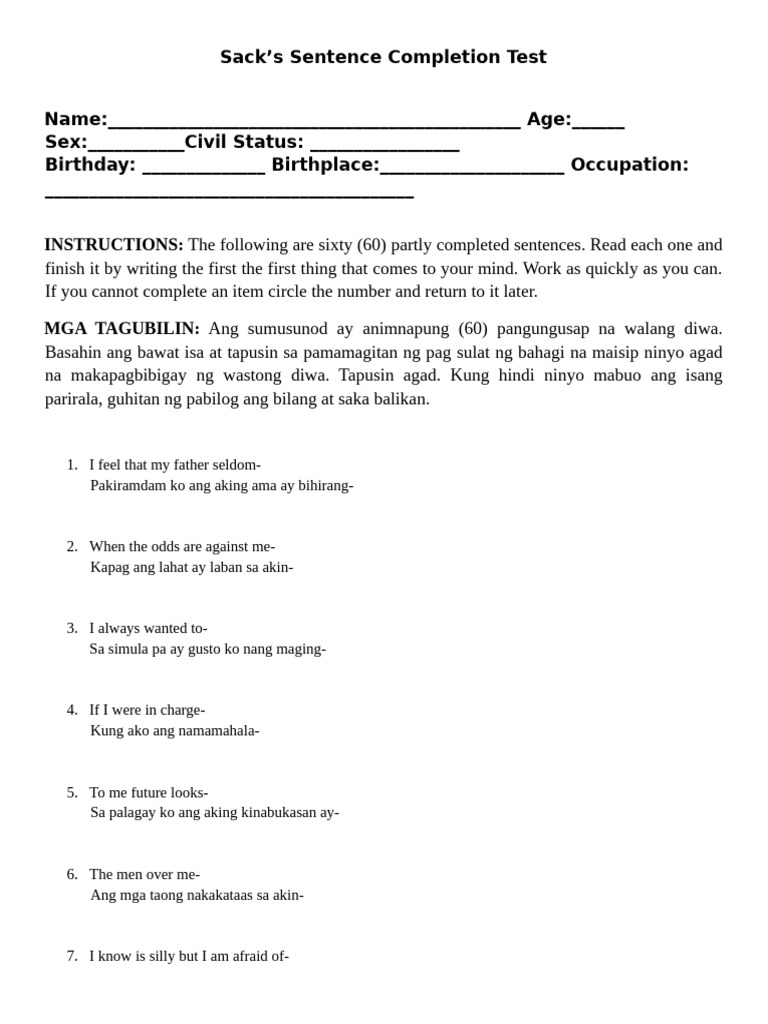 SSCT Complete Materials | PDF | Fear | Homosexuality