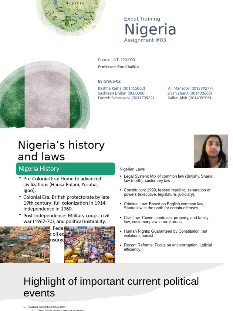 Group 2 - Nigeria - Presentation | PDF | Cost Of Living | Nigeria