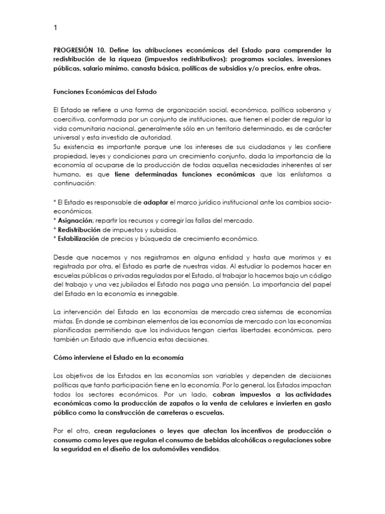 PROGRESIÓN 10 J11 J12 y 13 | PDF | Mercado (economía) | Oferta (economía)