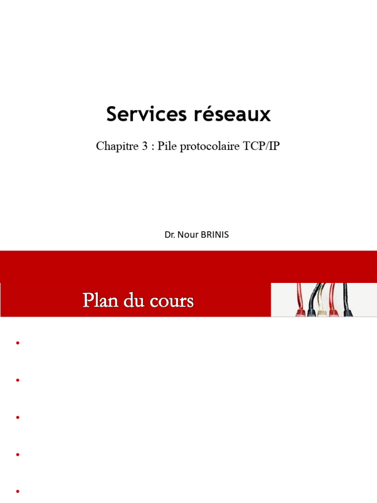 Comprendre la Pile Protocolaire TCP/IP | PDF | Protocoles Internet ...