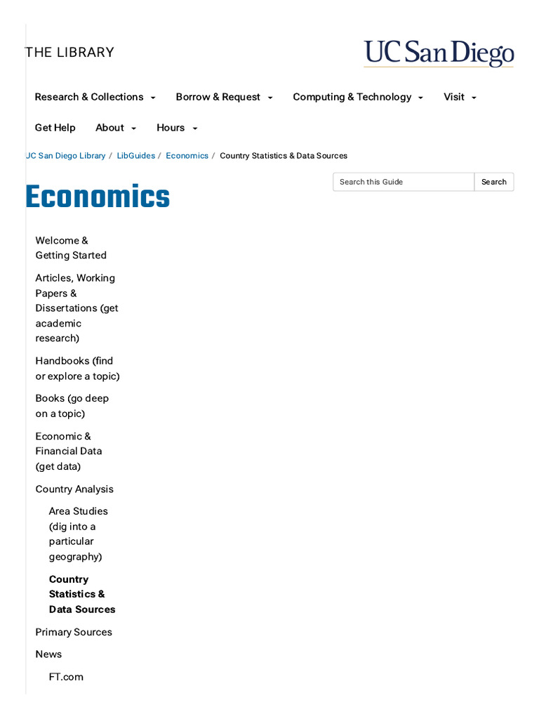 Country Statistics & Data Sources - Economics - LibGuides at University ...