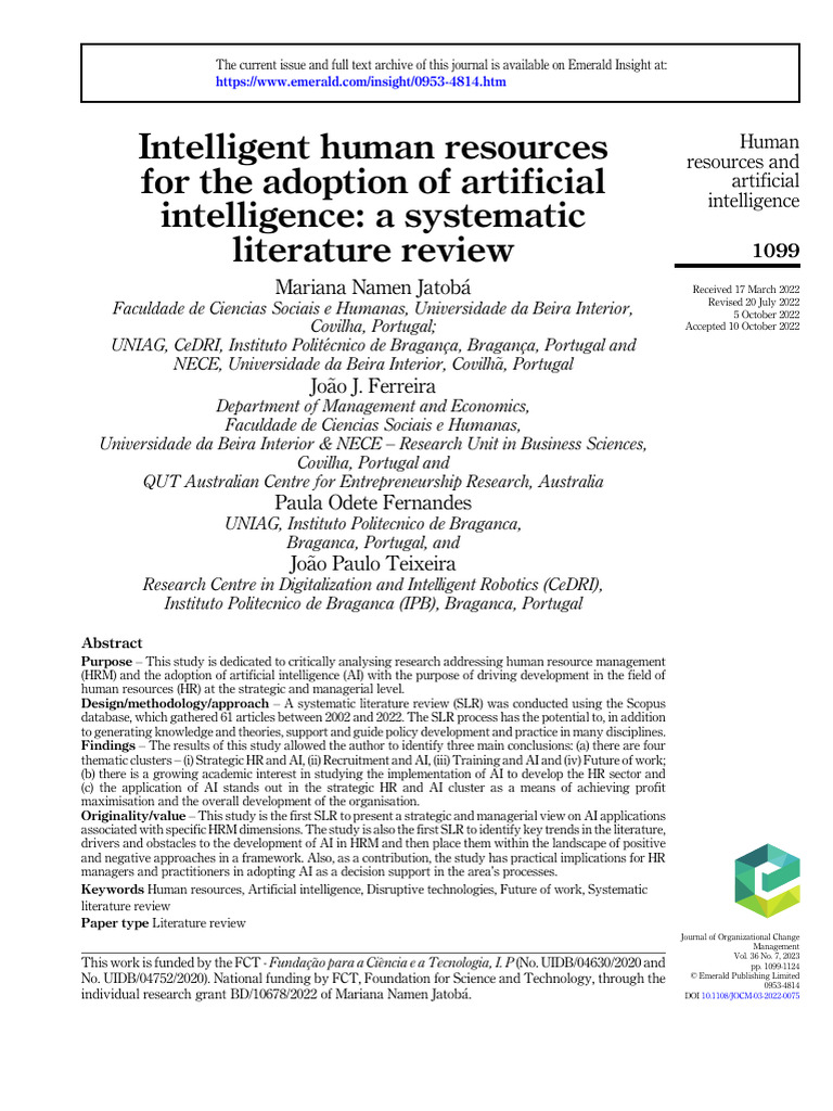 13-تم | PDF | Human Resource Management | Artificial Intelligence