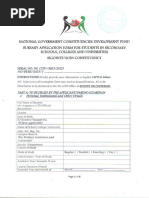 Declaration Form (Non-SASSA Applicants) - 2024 | PDF | Signature ...