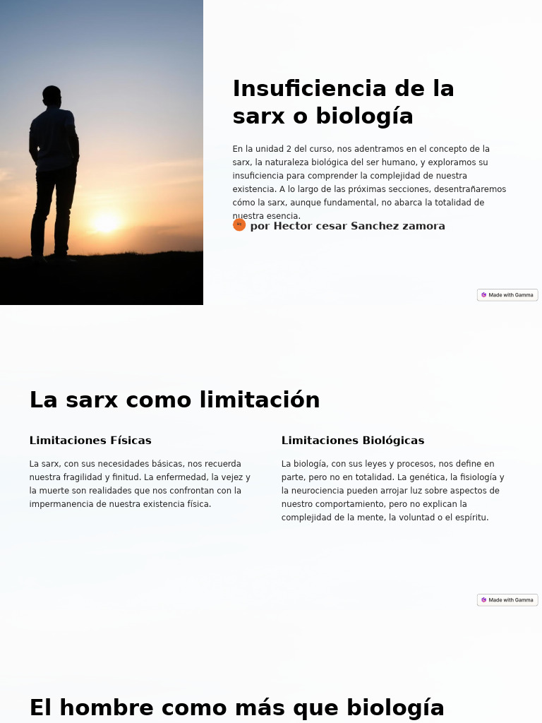 Insuficiencia de La Sarx o Biologia | PDF