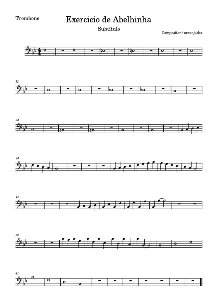 Abelhinha Tromb | PDF