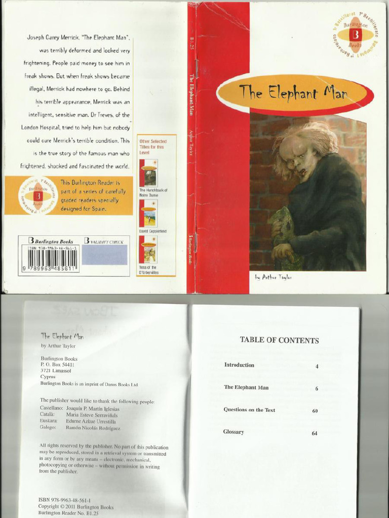 The Elephant Man Libo Completo 1 Bachiller | PDF