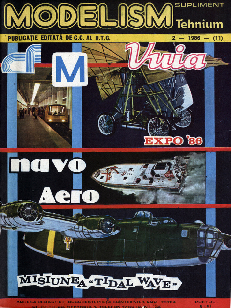 Cristian Crăciunoiu - Modelism, Supliment Tehnium 1986_2 (1986) | PDF