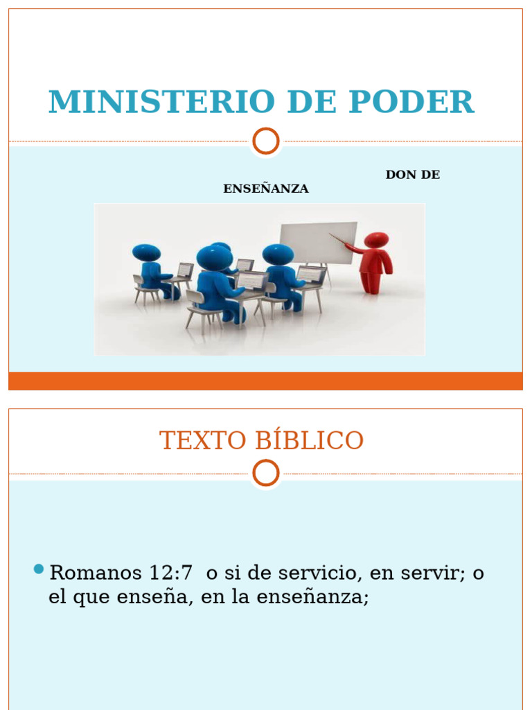 MINISTERIO DE PODER don de la enseñanza | PDF | Biblia | Verdad