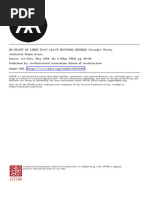 Richard Serra Verbs | PDF