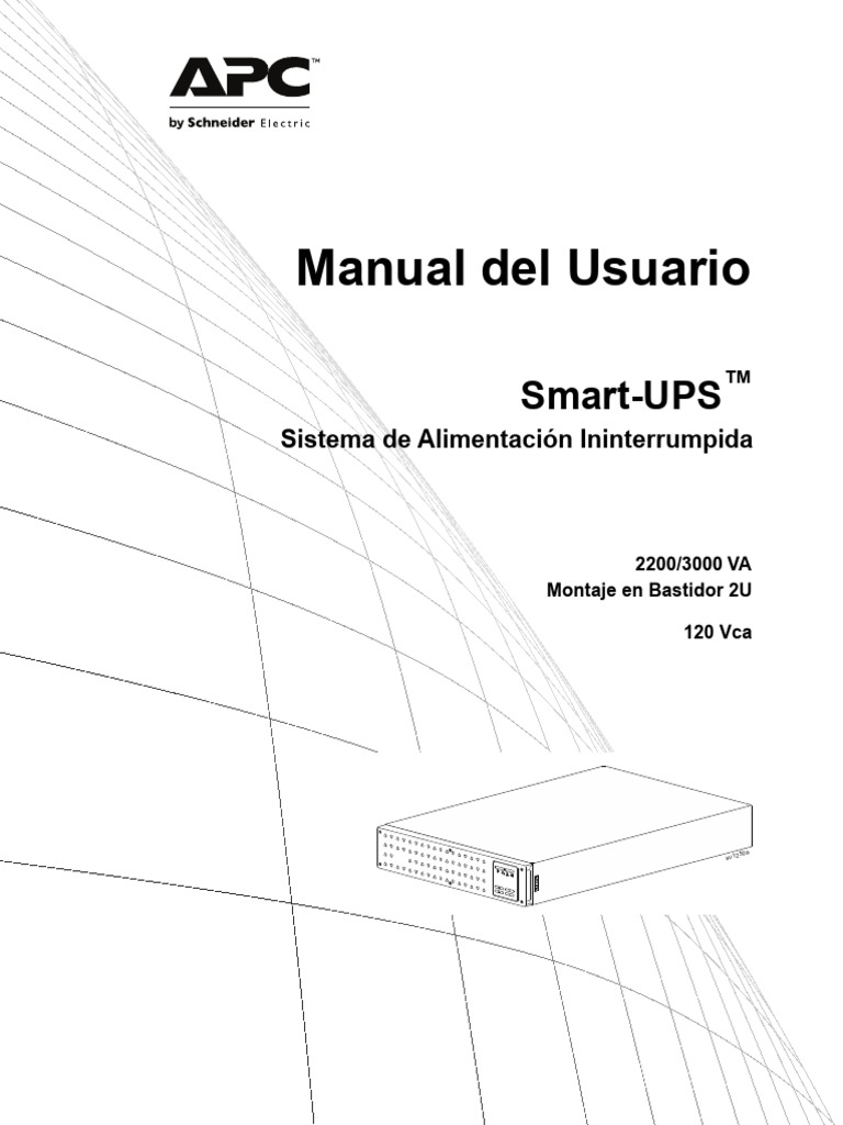 Manual Del Usuario: Smart-UPS | PDF | Corriente eléctrica | Conductor electrico
