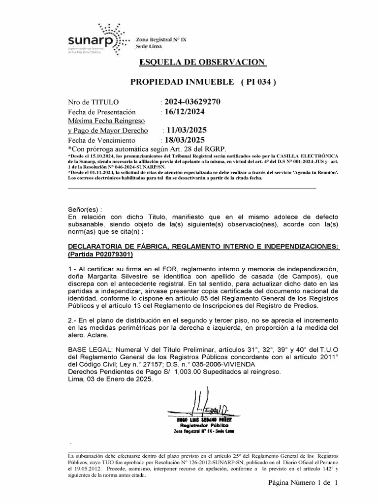 Obs Sr. Rhandy | PDF