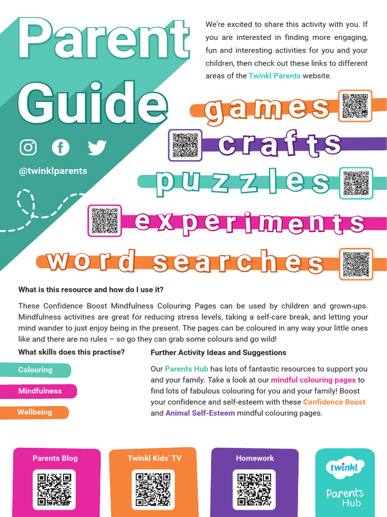 T Par 1720724188 Confidence Boost Mindfulness Colouring Pages Ver 1 | PDF