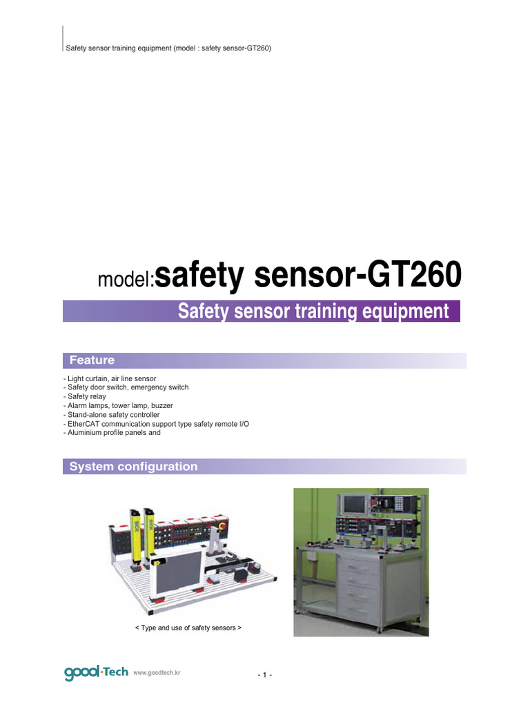 Catalog File - Safety Sensor-GT260 | PDF | Switch | Light