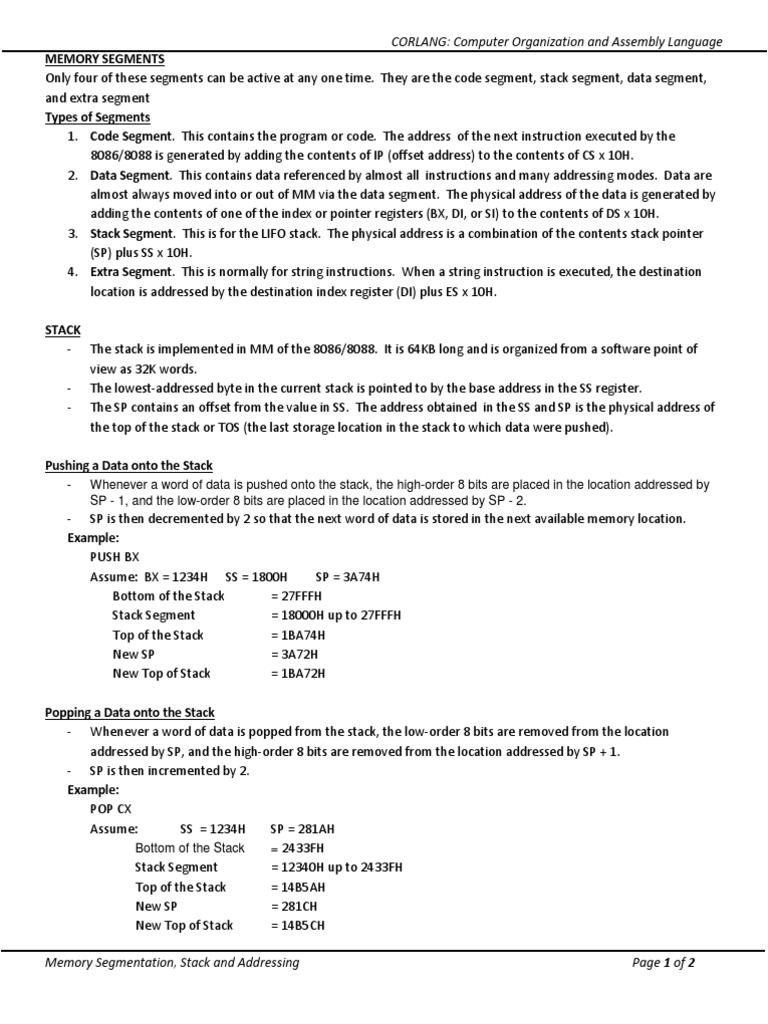 Week 4 | Download Free PDF | Computer Memory | Computer Science