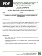 Philippine Teacher Standards Guide | PDF | Educational Technology ...