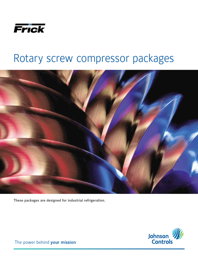 Frick Compressor Packages | PDF | Horsepower | Heat Exchanger