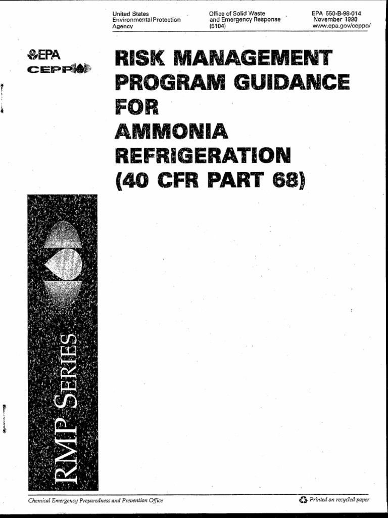 RMP Guide for Ammonia Refrigeration | PDF